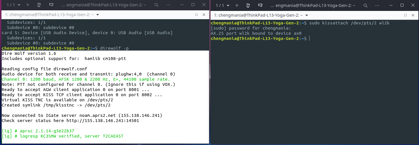 Pat Winlink Using AX25 – KC3SMW